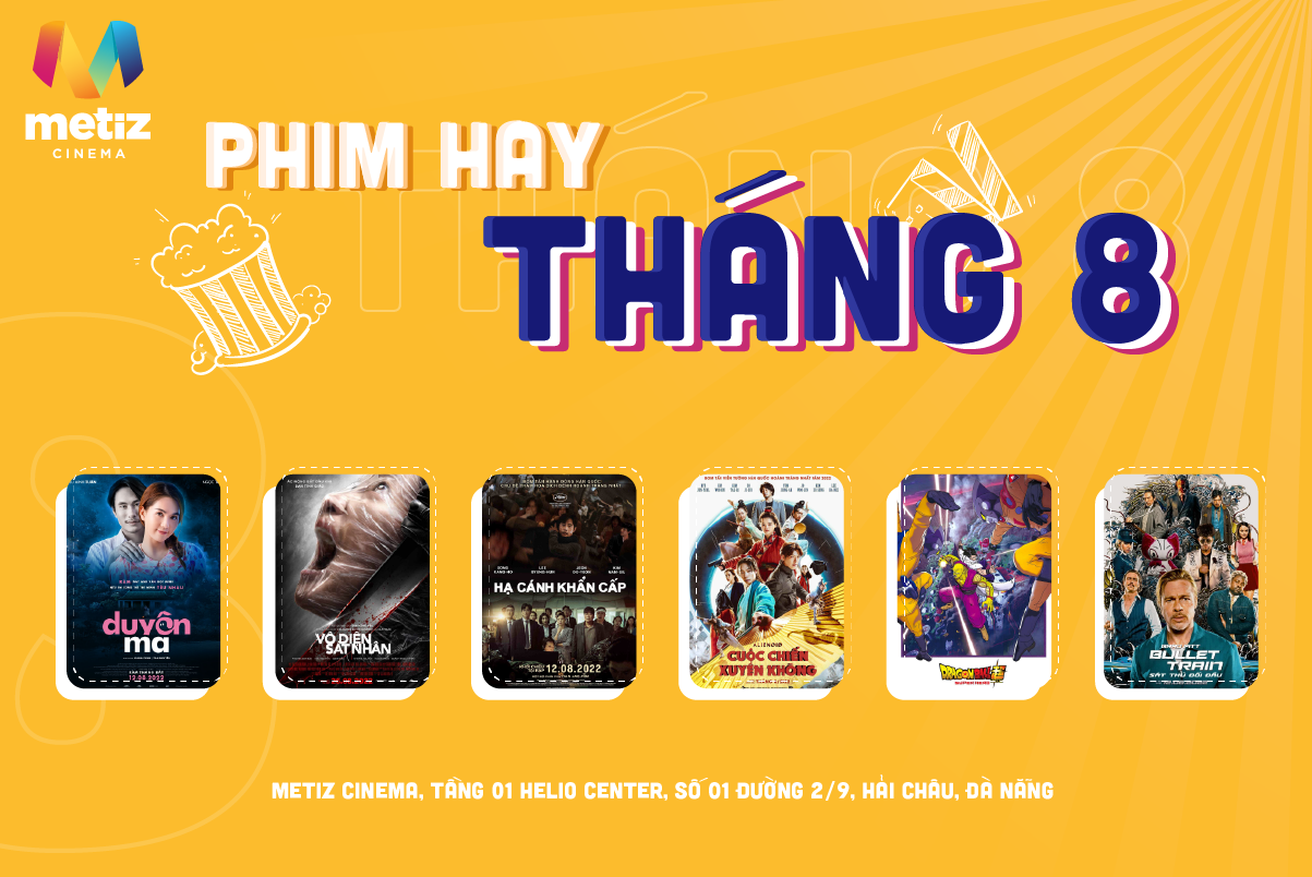 TỔNG HỢP PHIM HAY THÁNG 8