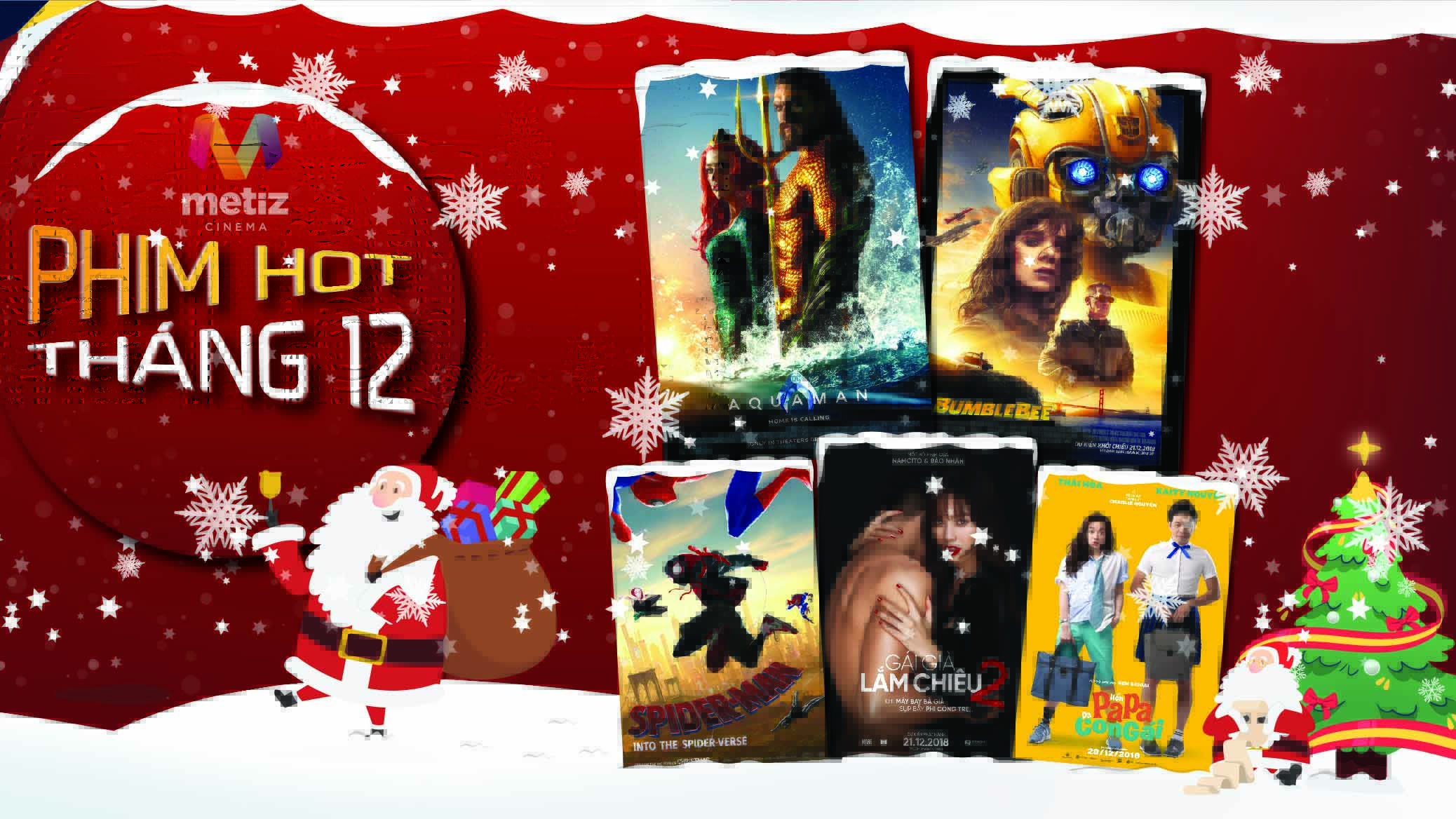 LOẠT PHIM HAY ĐỔ BỘ RẠP THÁNG 12 KHÔNG NÊN BỎ LỠ